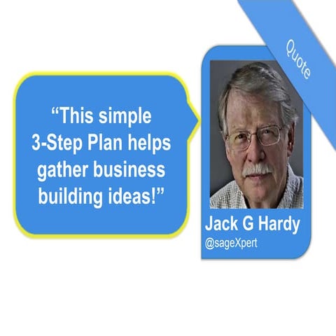Gather your ideas with this 3-step process | PPTX