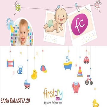 Business planning and entrepreneurial management presentation first cry.com