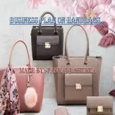 Business plan on handbags | PDF