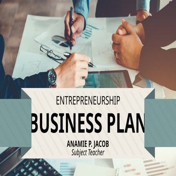 Writing a Business Plan Model Presentation.pptx