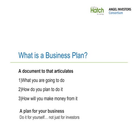 Business plan presentation template | PPT