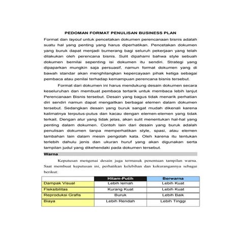 Business plan template | PDF