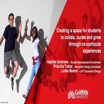 Creating a space for students to collate, curate and grow Lenka Boorer, Priscilla Trahar ...