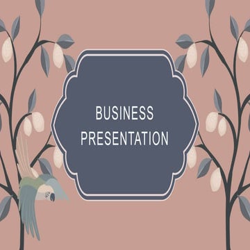 Business presentation Template For Student | PPTX
