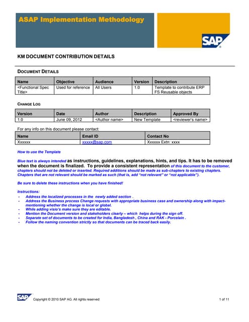 Functional specification document_template | PDF