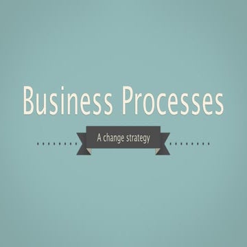 Business processes | KEY