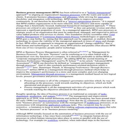 Business process management | PDF