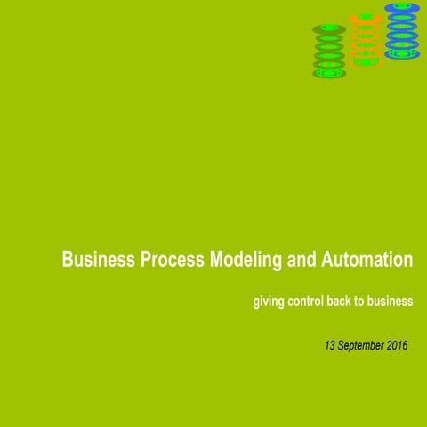 Business Process Modeling and Automation - Food for Thoughts | PDF