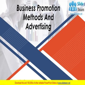 Business Promotion Methods and Advertising PowerPoint Presentation ...