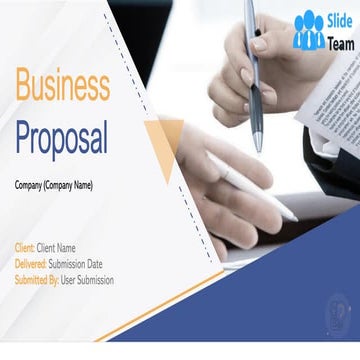 Business Proposal PowerPoint Presentation Slides | PDF