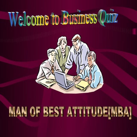 Business quiz | PPT