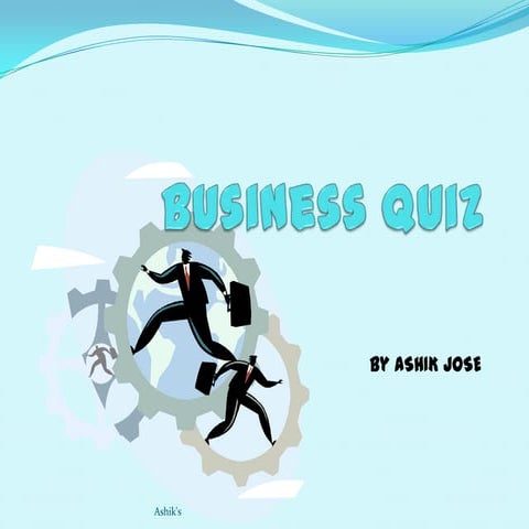 Business quiz | PPT