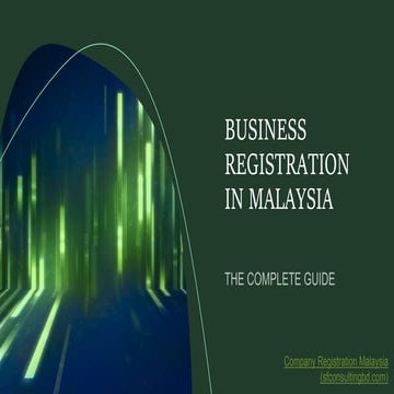 Business registration in Malaysia with complete guide | PPT