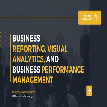 Business Reporting, Visual Analytics, and Business Performance ...