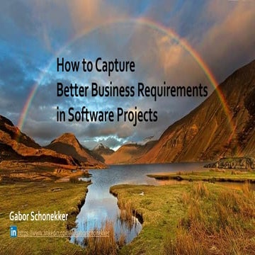 How to Capture Better Business Requirements in Software Projects | PPT