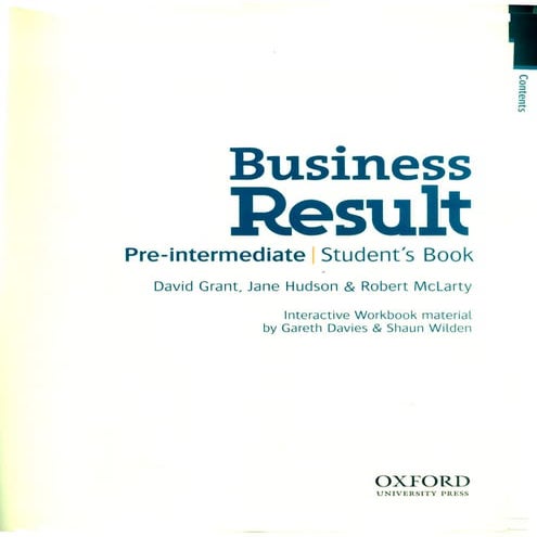 Business Result Pre-int_STUDENT BOOK | PDF