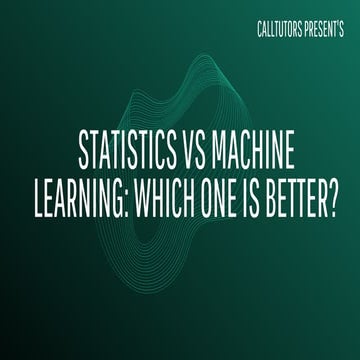 Statistics vs machine learning: which is more powerful | PPTX