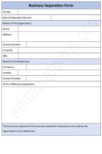 Business Compliant Fillable PDF Template | PDF