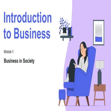 Introduction to business slides chapter one | PPTX