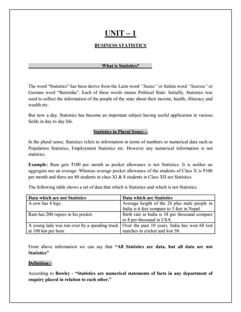 Unit 1 Introduction to Statistics with history (1).pptx