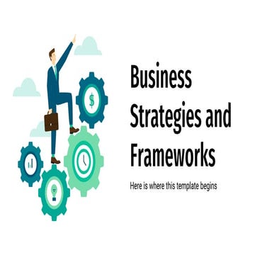 Business Strategies and Frameworks slide deck | PPT