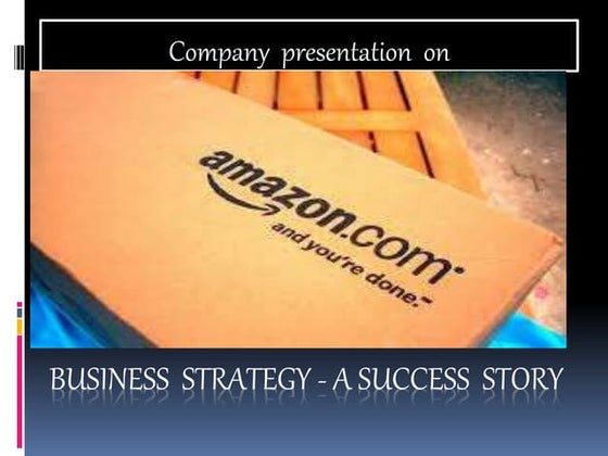 Amazon company presentation | PPT