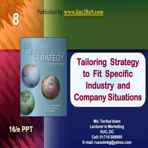 Business strategy chapter (8) | PDF