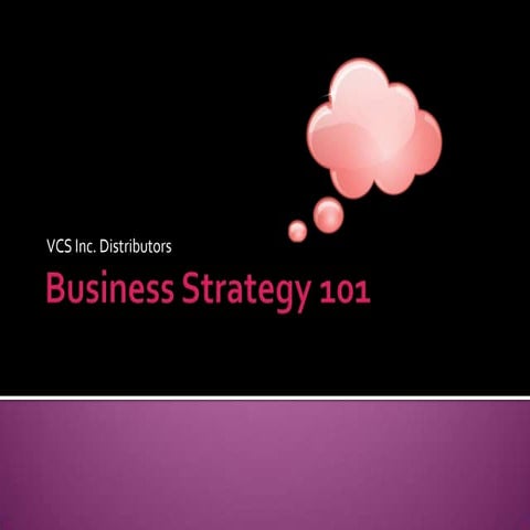 Business Strategy 101 | PPTX