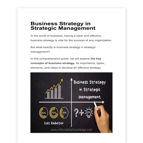 Business Strategy in Strategic Management.pdf | Business Administration ...