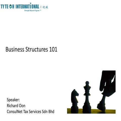 Business structures in Malaysia | PPTX
