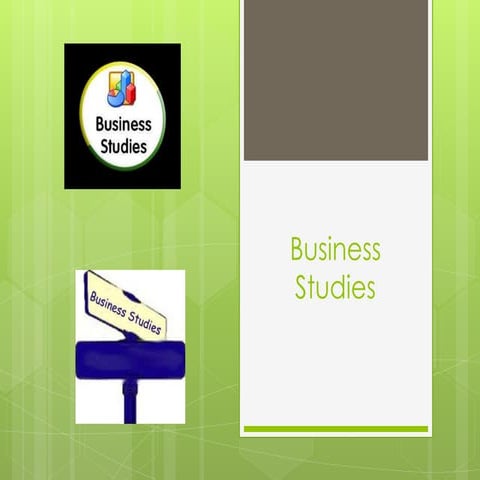 Business studies | PPTX