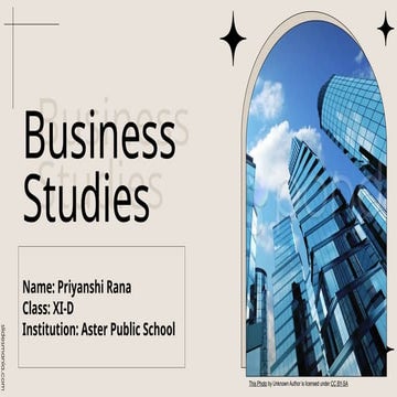 Business studies ppt education business studies | PPTX