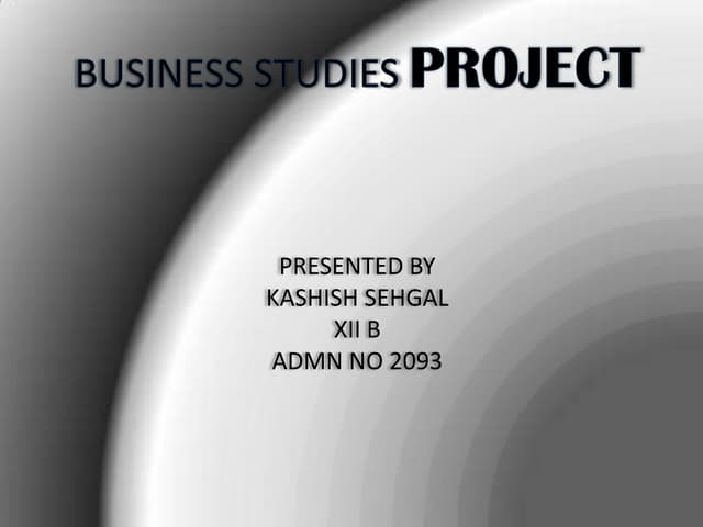 Shopping mall case study | PPTX