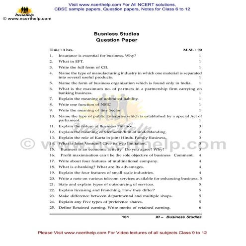 Sample Paper For class 11.docx