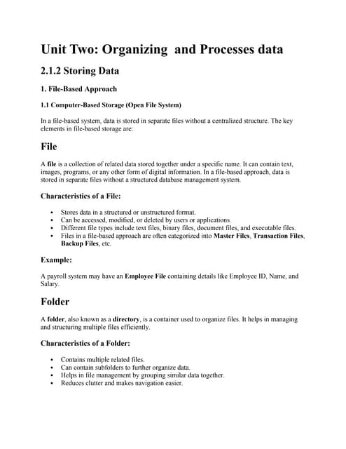 Unit 11 File Management.pptx | Computing | Technology & Computing
