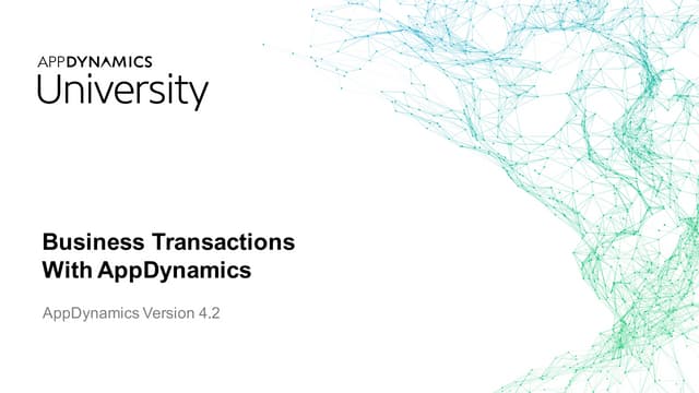 Business Transactions With Appdynamics Pdf