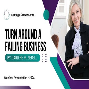 How to Turn Around a Failing Business by Darlene M. Ziebell | PPTX | Business | Business and Finance