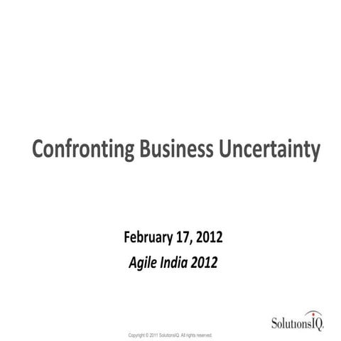 Risk and Uncertainty | ODP