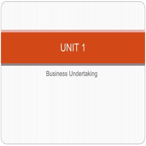 Business undertaking | PPTX