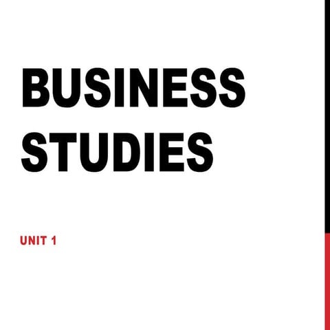 Business unit 1 | PPT