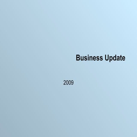 Business Update | PPT