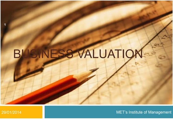 Business Valuation PowerPoint Presentation Slides | PPT