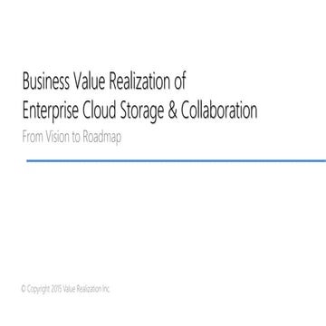 Business value realization of cloud content collaboration | PPTX