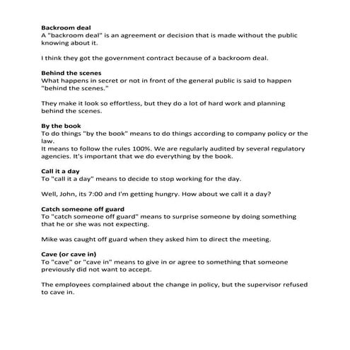 Common Expressions in English. | PPT