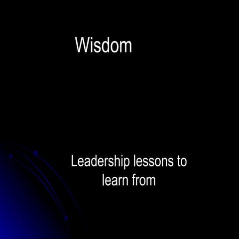 Business wisdom | PPT