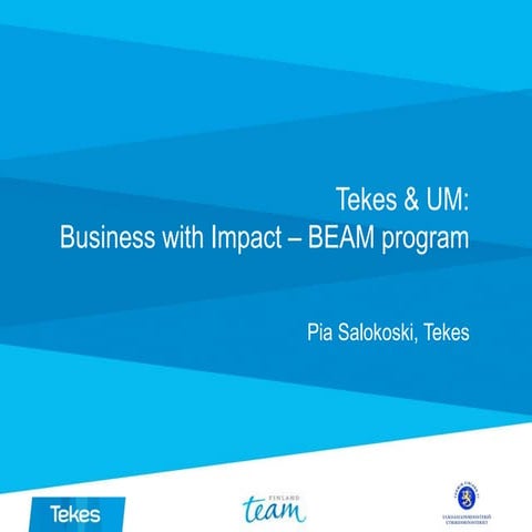 Business with impact beam program | PDF