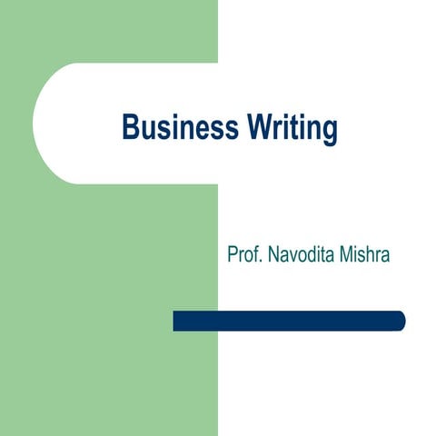 Business Writing | PPT