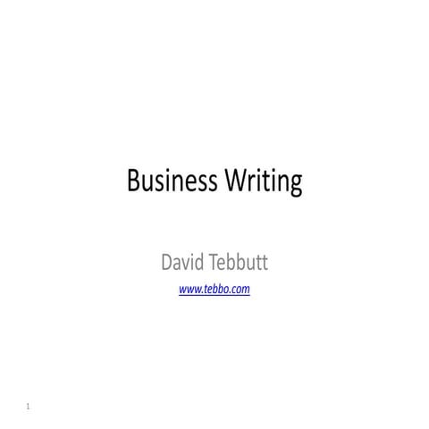 David tebbutt