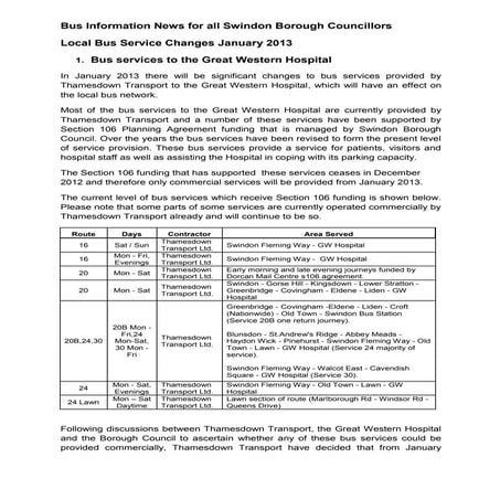 Bus information news | PDF