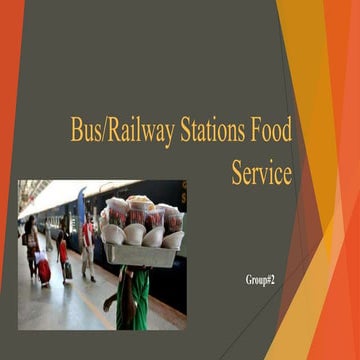 Bus or railway station food service | PPTX